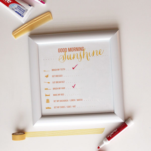 Back to School Routine Printable – Kori Clark